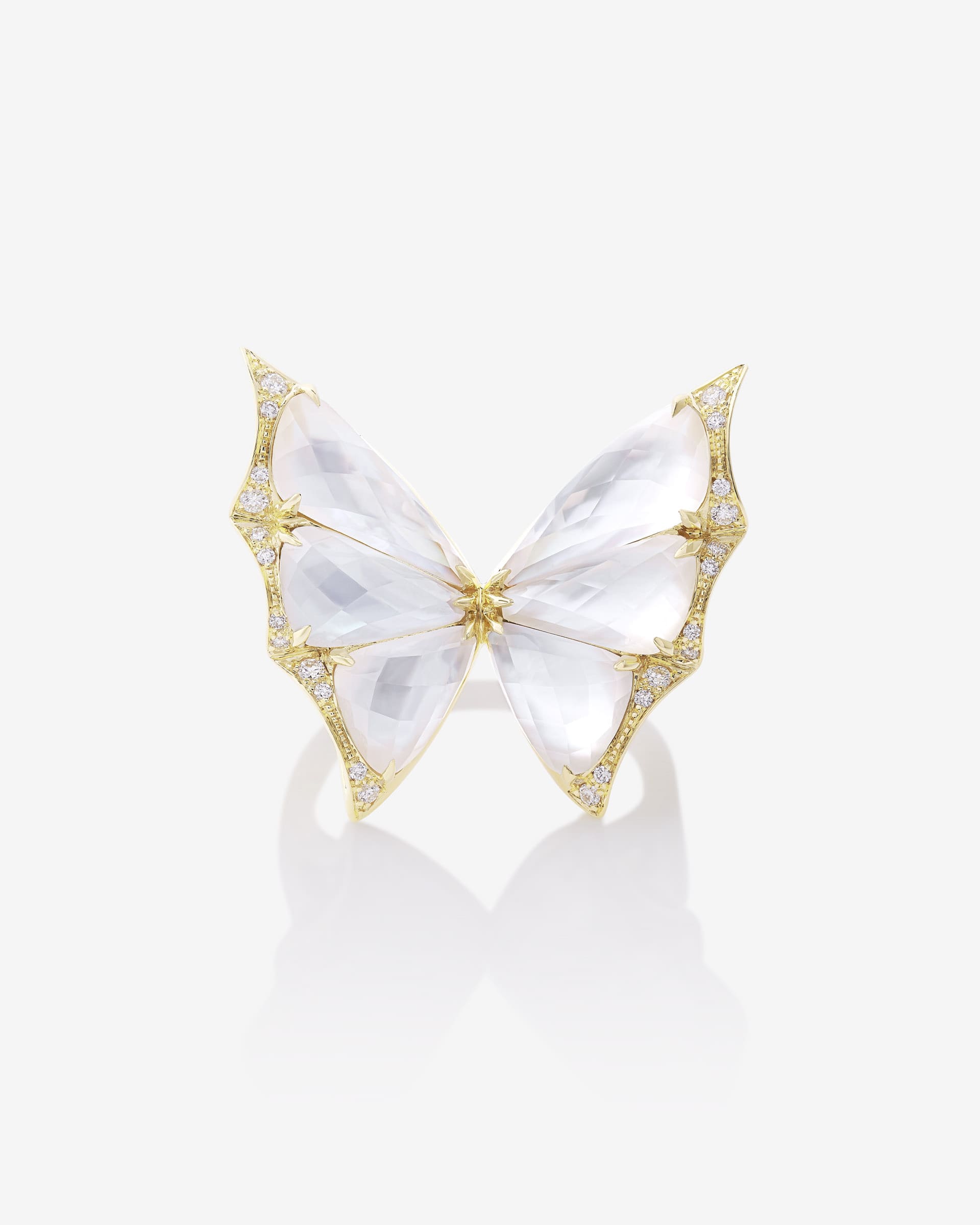 Butterfly Cocktail Ring in 18K Yellow Gold | Stephen Webster