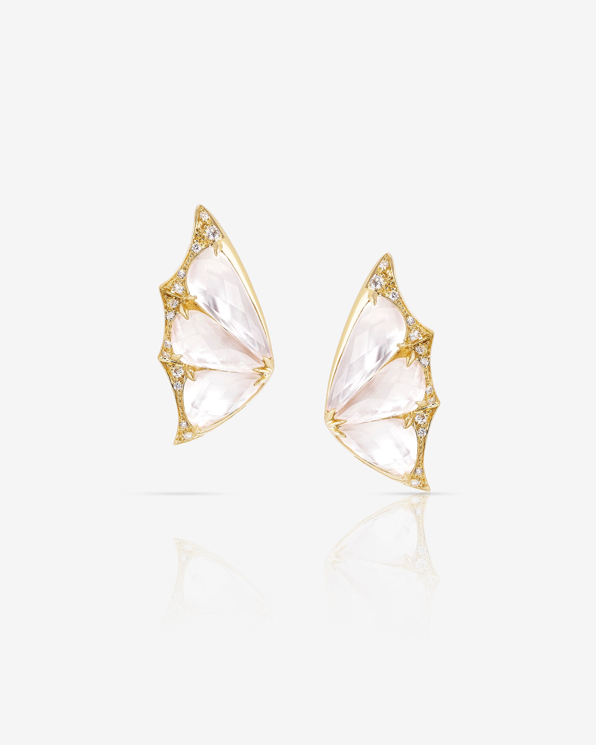 Butterfly Cuff Earrings in 18K Yellow Gold | Stephen Webster