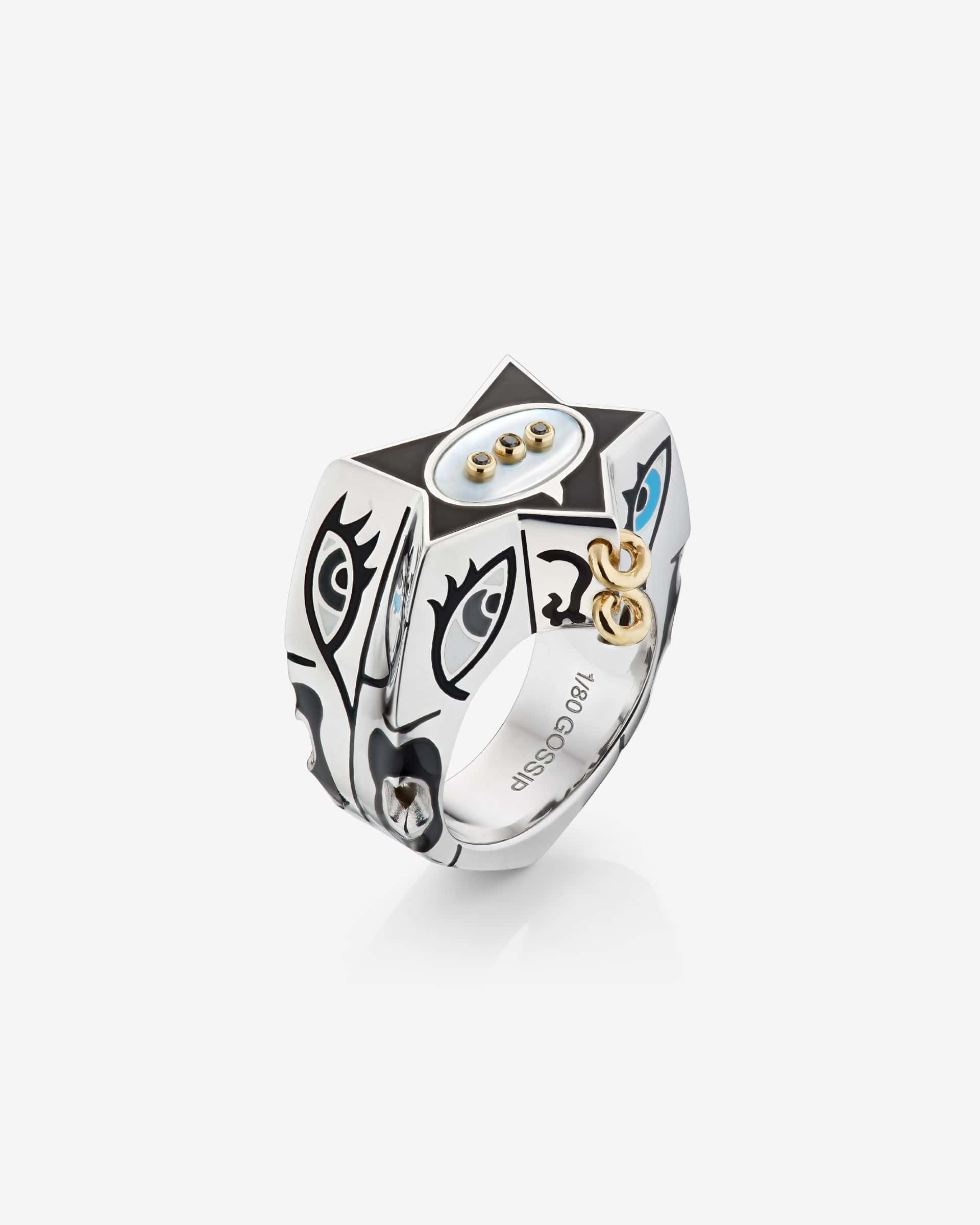 Gossip Ring - Edition Eight in Silver | Stephen Webster