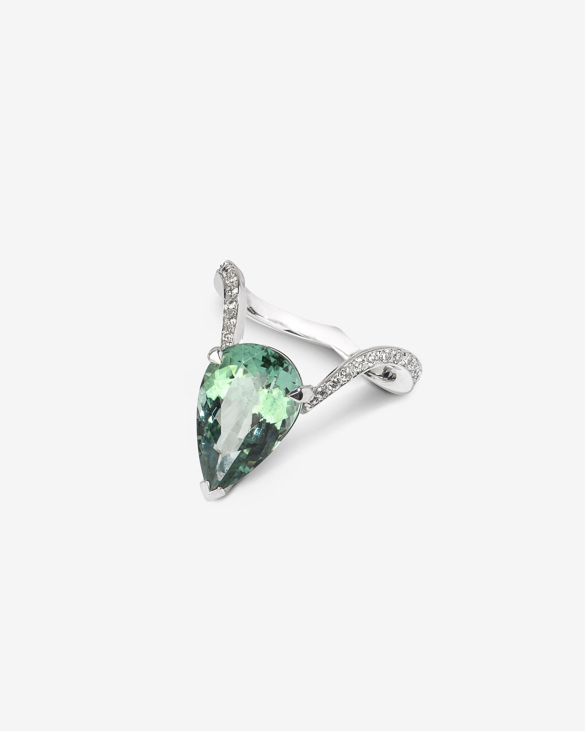 Pear Inner Cocktail Ring with Tourmaline | Stephen Webster