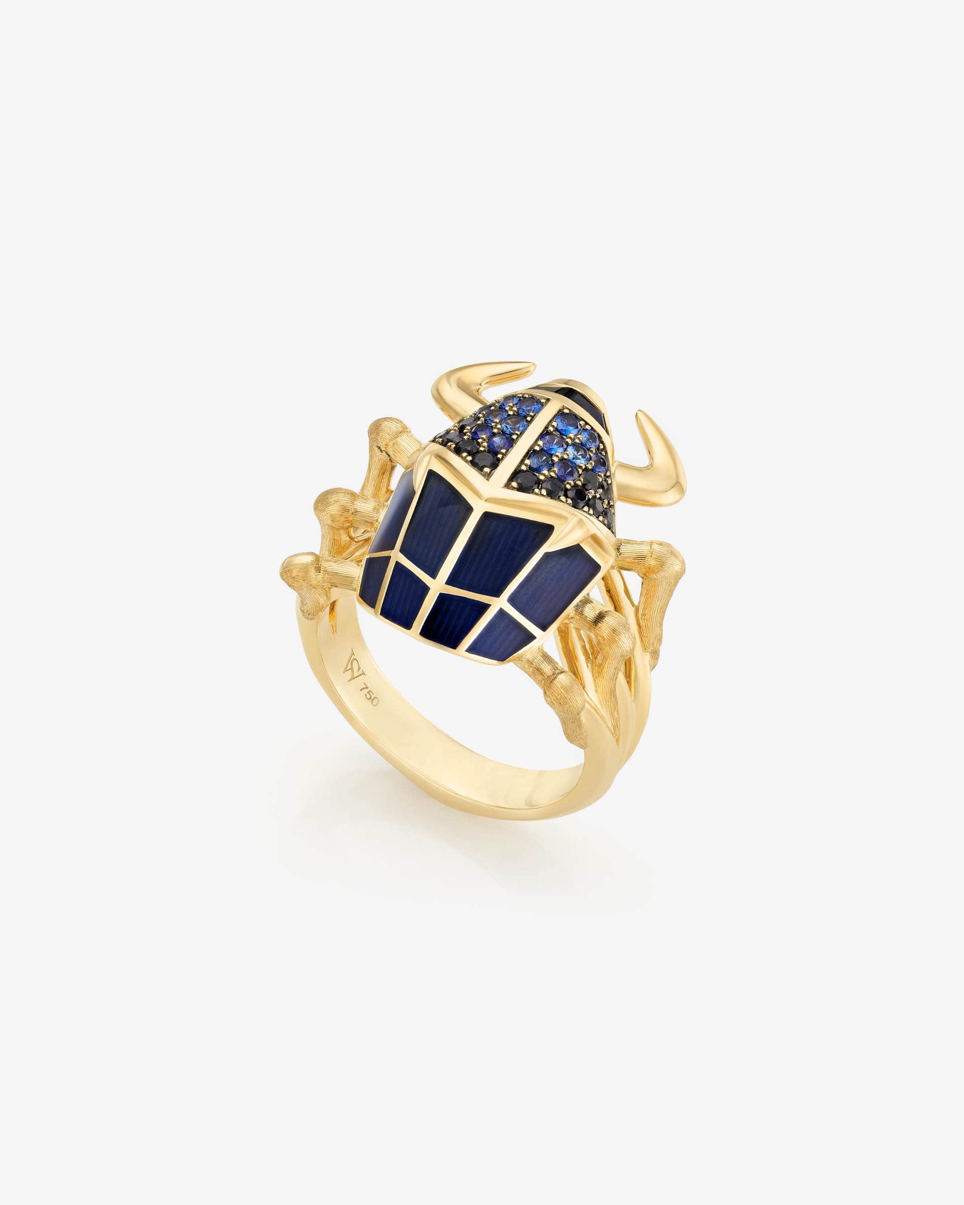 Jitterbug Toro Beetle Ring in 18K Gold | Stephen Webster