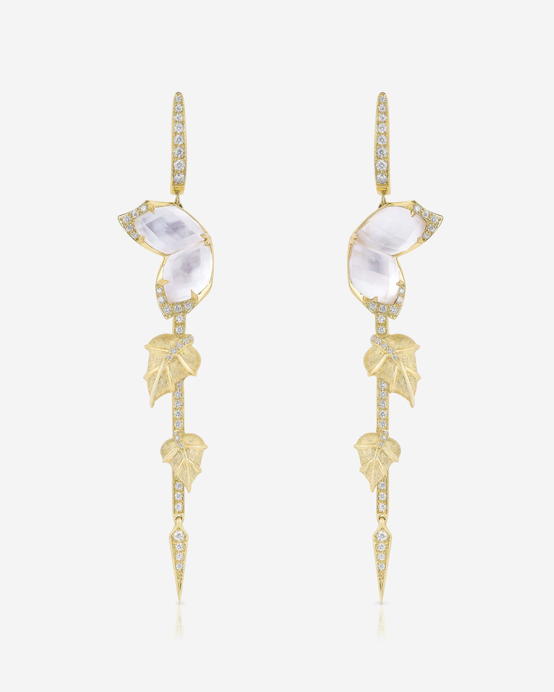 Chance Drop Earrings in 18K Yellow Gold | Stephen Webster