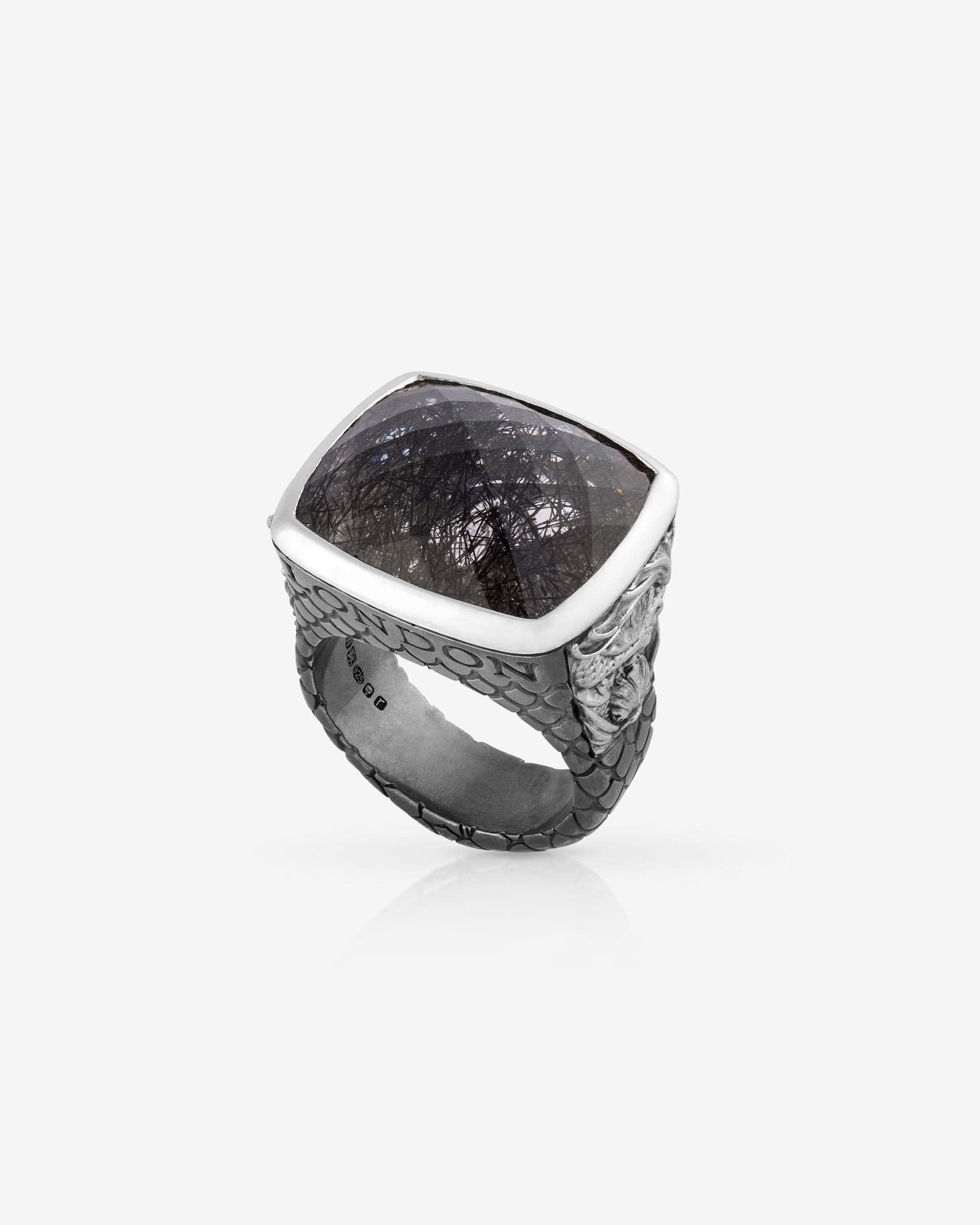 Embankment Fish Ring in Sterling Silver | Stephen Webster