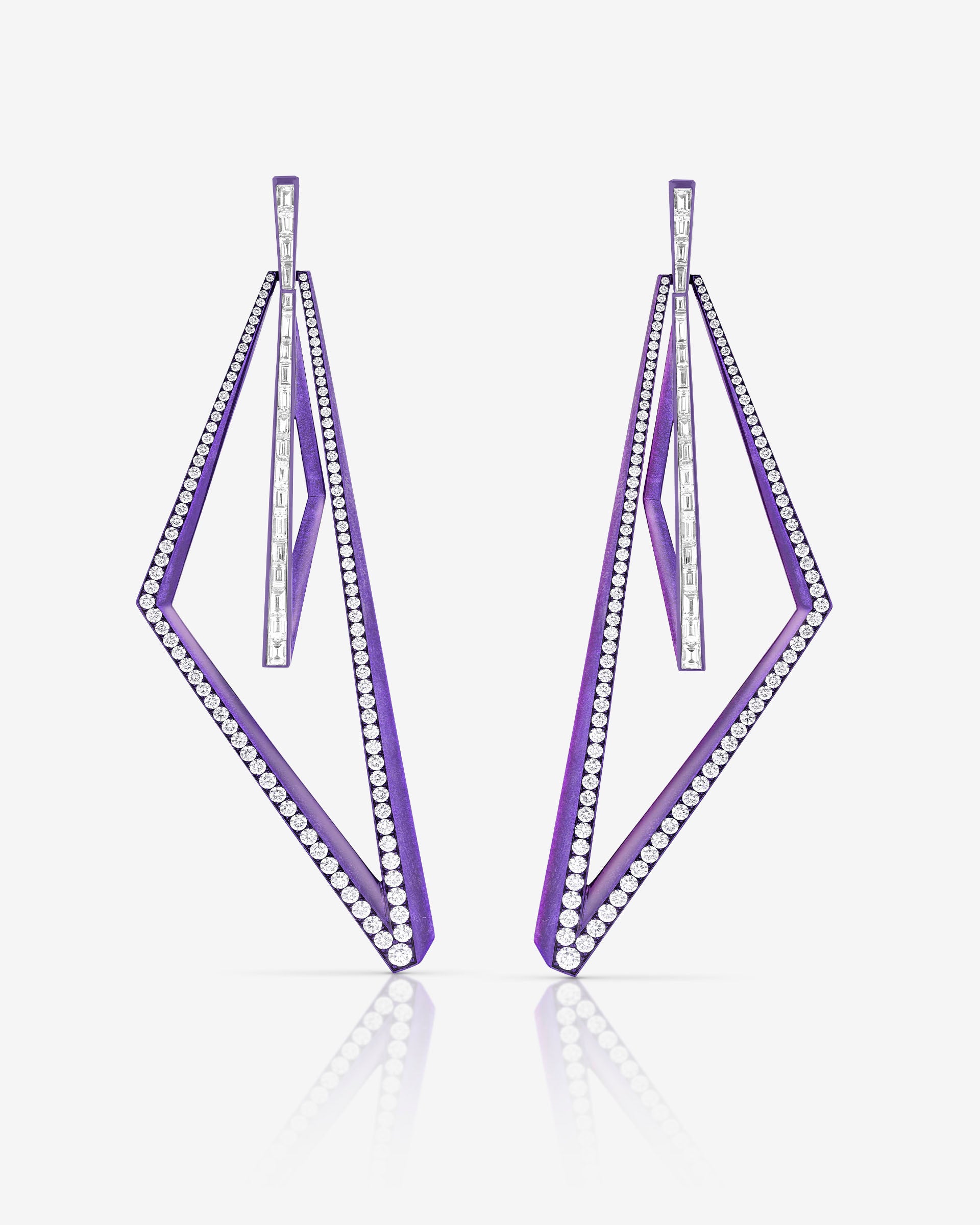 Very Obtuse Purple Hoops | Stephen Webster