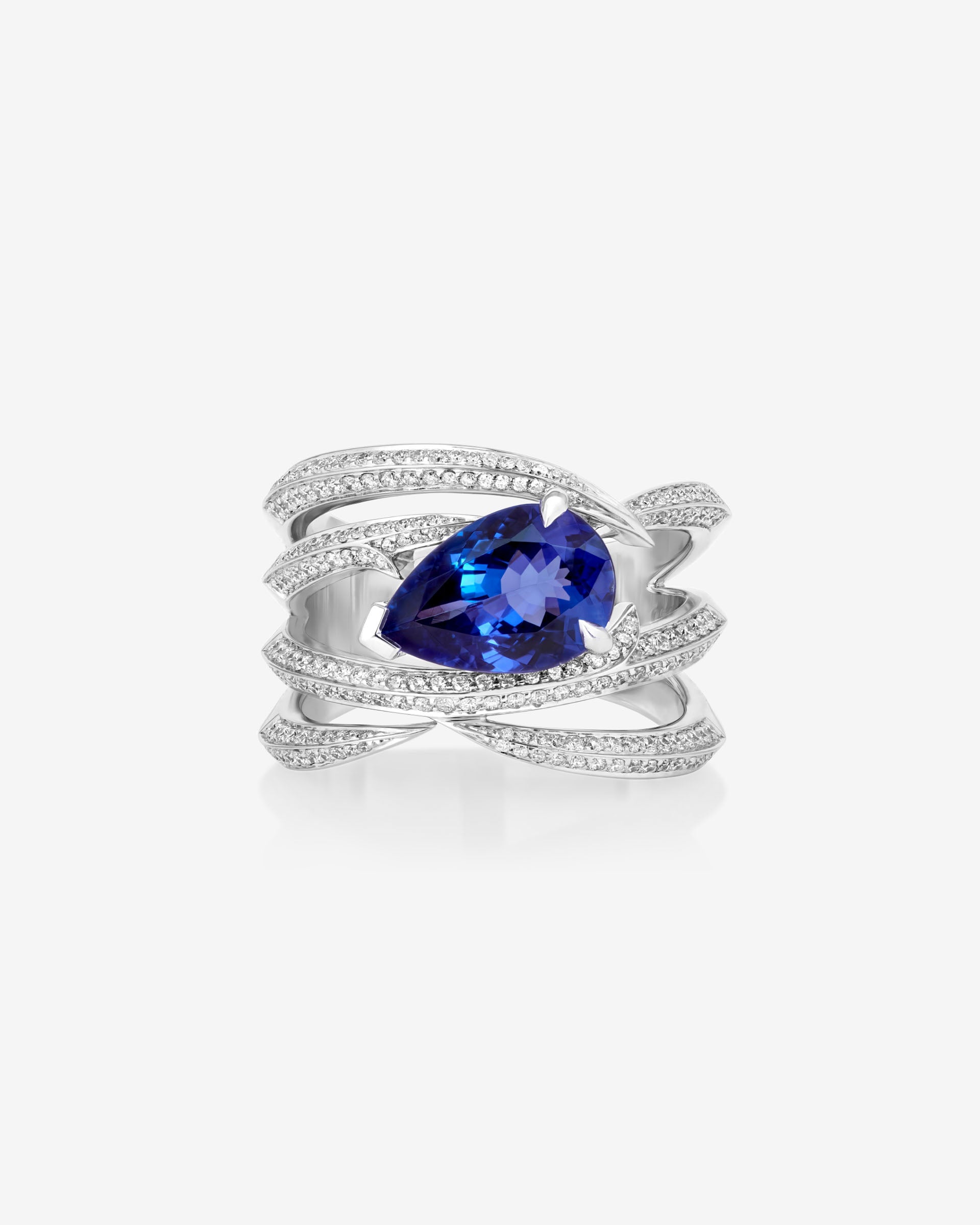 Entangled Tanzanite Band Ring | Stephen Webster